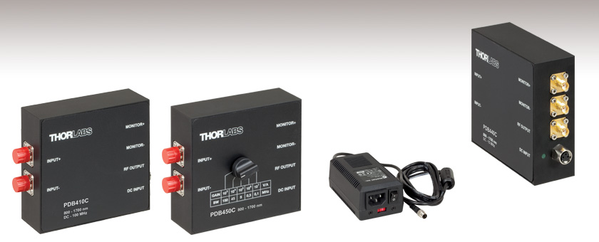 Balanced Amplified Photodetectors With Fast Monitor Output