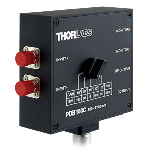 Thorlabs - PDB150C Switchable Gain Balanced Amplified Photodetector, InGaAs