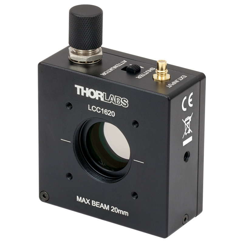 Liquid Crystal Optical Beam Shutter / Variable Attenuator