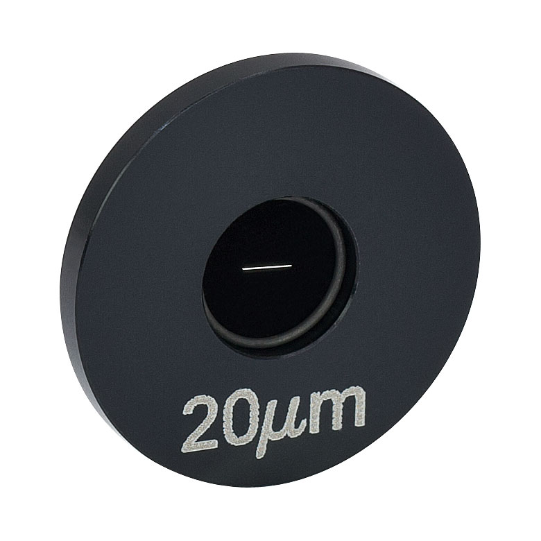 Thorlabs - S20R Ø1" Mounted Slit, 20 ± 2 µm Wide, 3 mm Long